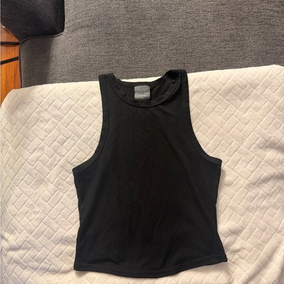 Olivia Rae | Tops | Olivia Rae Black Ribbed Tank Top | Poshmark